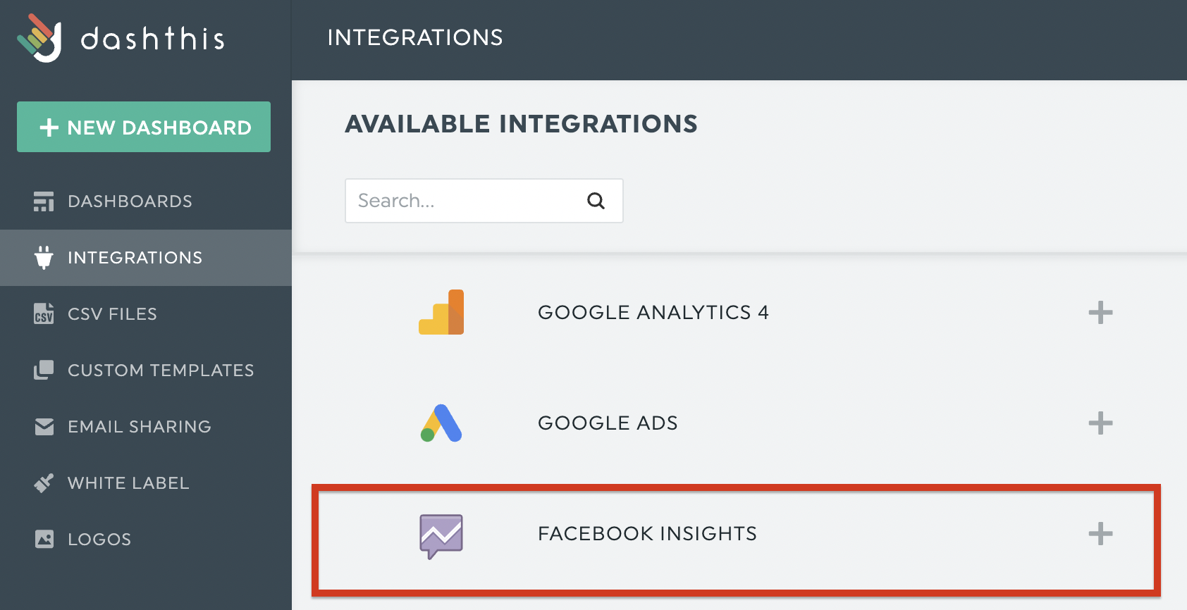 How to connect with Facebook Insights